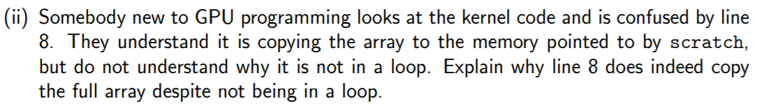 This question concerns a GPGPU implementation of the | Chegg.com