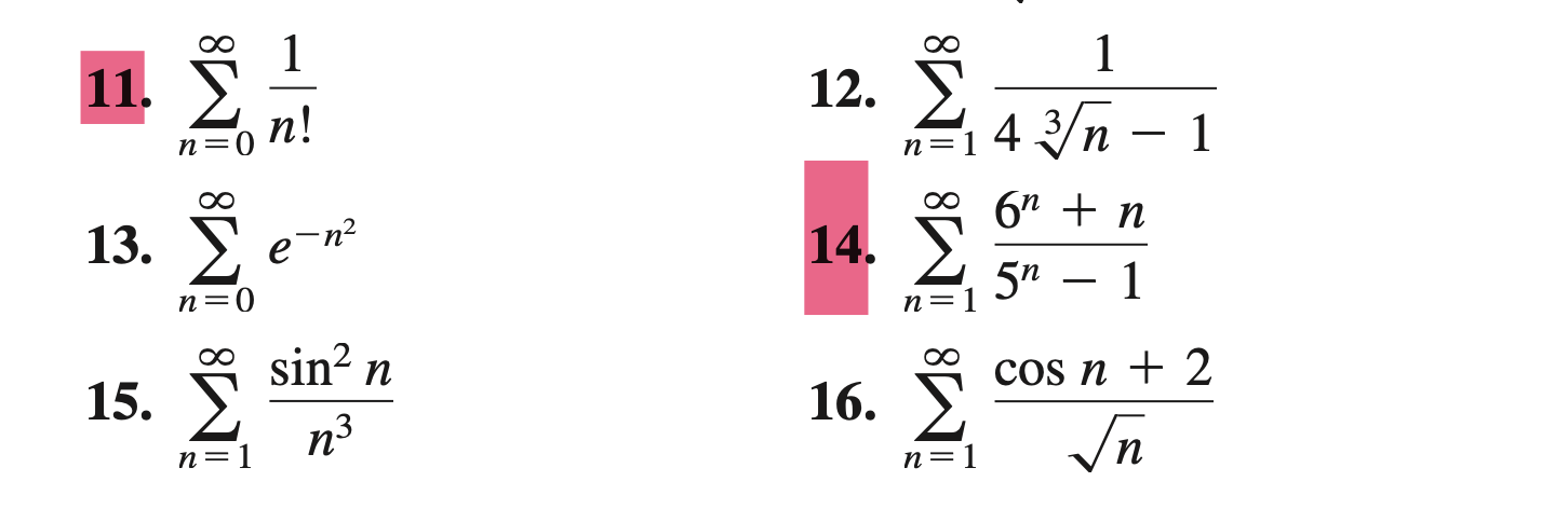 Solved Using the Direct Comparison Test In Exercises 5–16, | Chegg.com