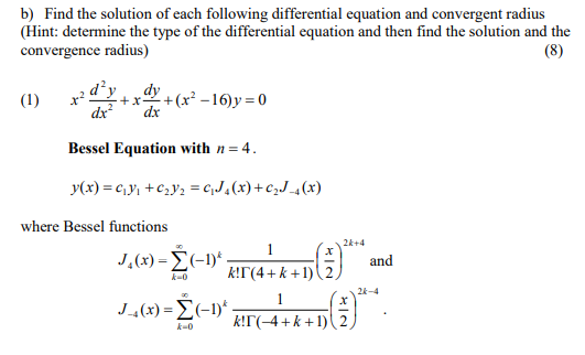 Solved b) Find the solution of each following differential | Chegg.com