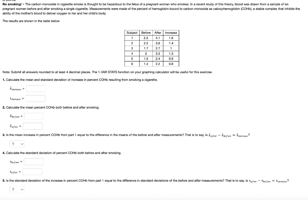 Solved ability of the mother's blood to deliver oxygen to | Chegg.com
