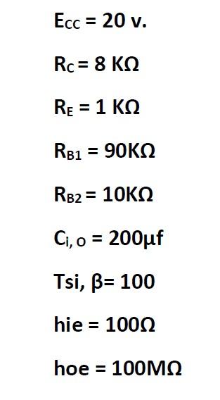 Solved Obtain EBQ, ECBQ, ECQ, EEQ for the amplifier stage | Chegg.com