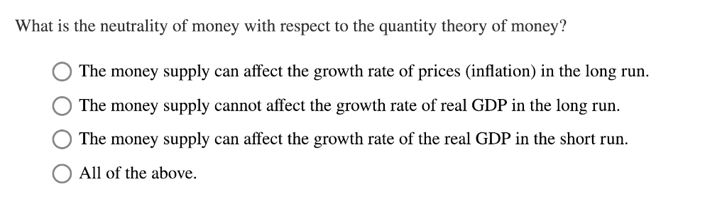 Solved What is a real price? O A real price refers to the | Chegg.com
