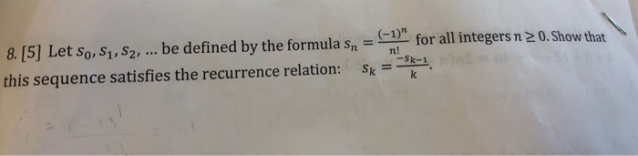 Solved 8. 15] Let so, s1, S2,.. be defined by the formulas- | Chegg.com