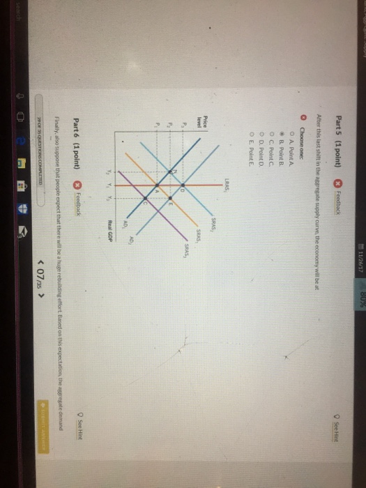 Solved Part 1 (1 point) See Hint Consider the graph below. | Chegg.com