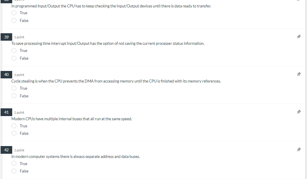 Solved In programmed Input/Output the CPU has to keep | Chegg.com