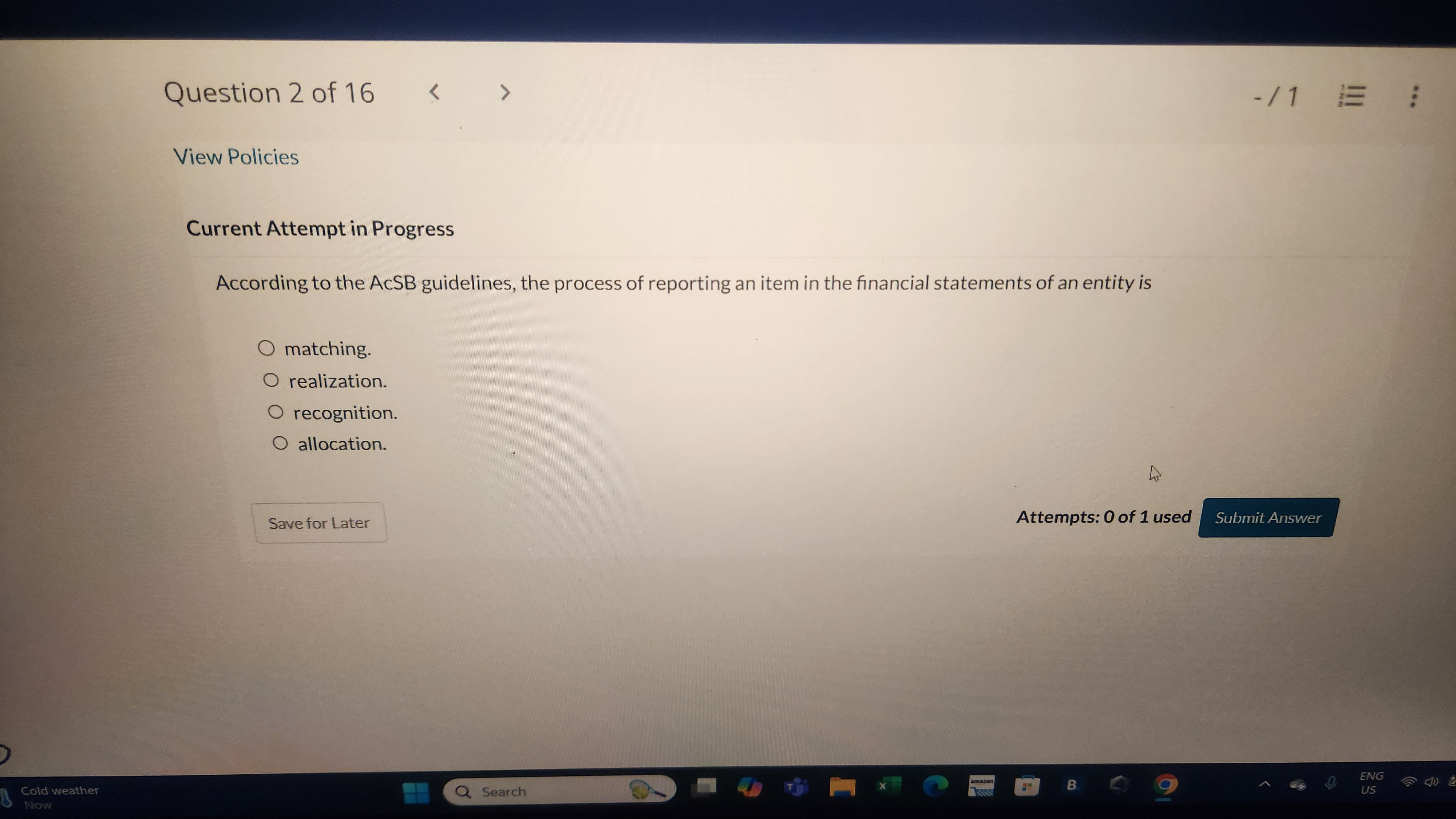 Solved Current Attempt in ProgressAccording to the AcSB | Chegg.com