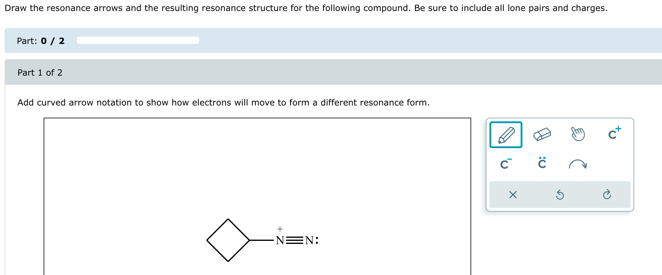 Solved Add curved arrow notation to show how electrons will | Chegg.com