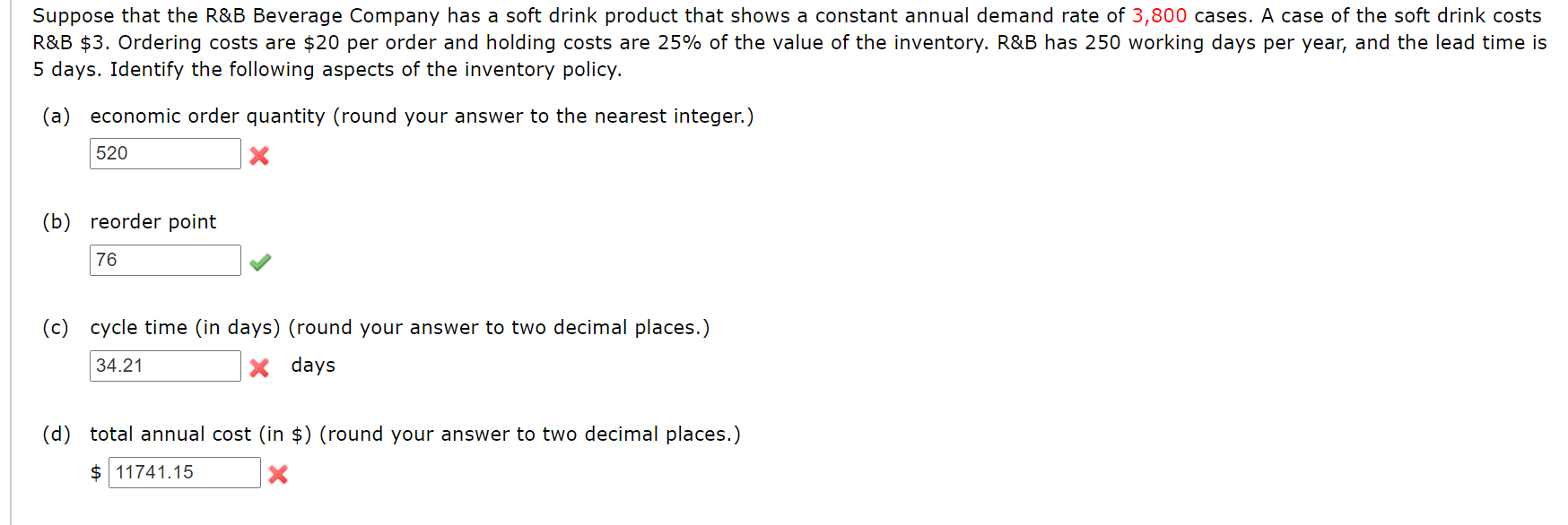 Solved Suppose that the R&B Beverage Company has a soft | Chegg.com