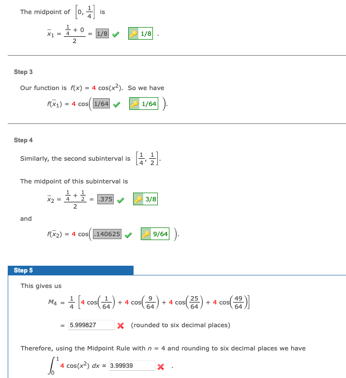 Solved Estimate 64 4 cos(x2) dx using the following rule | Chegg.com Solved Estimate 64 4 cos(x2) dx using the following rule | Chegg.com