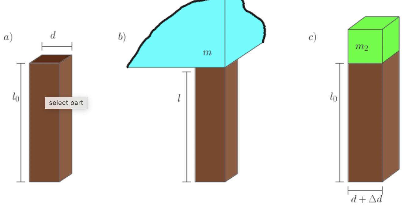 Solved Consider a square-faced beam supporting a section of | Chegg.com