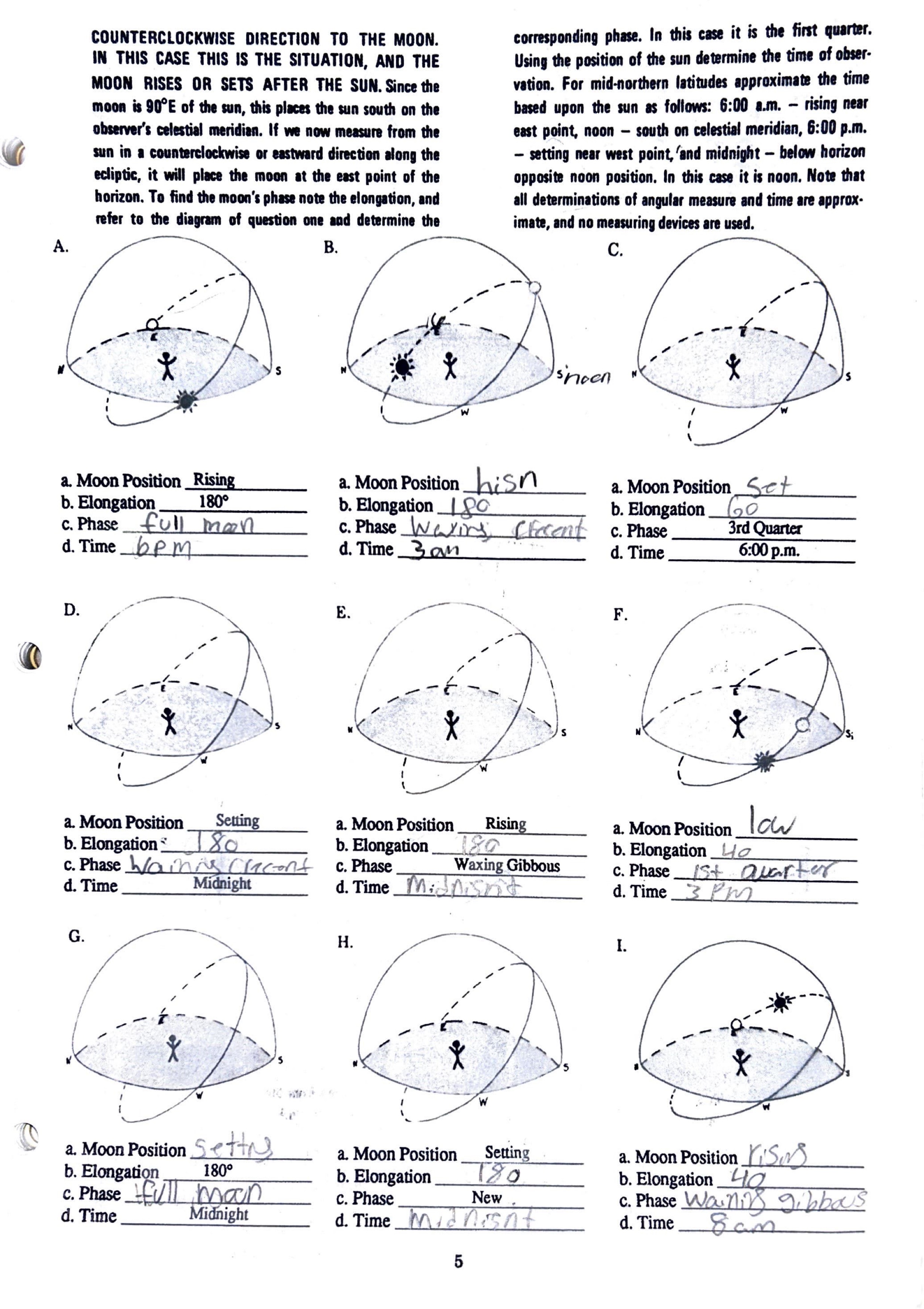 Solved COUNTERCLOCKWISE DIRECTION TO THE MOON. IN THIS CASE | Chegg.com