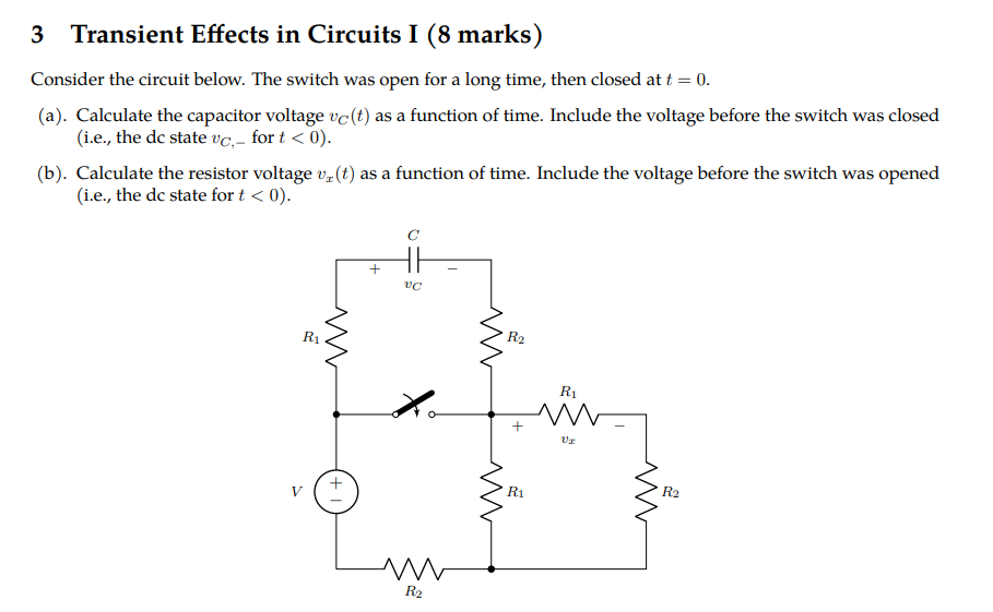 Solved V = 10V R1 = 10 Kohms R2 = 10 Kohms C = 4.5 nF | Chegg.com
