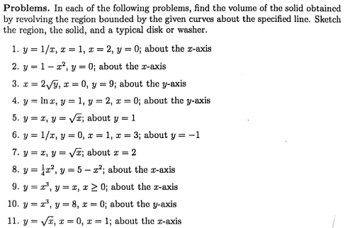 Solved Problems. In each of the following problems, find the | Chegg.com