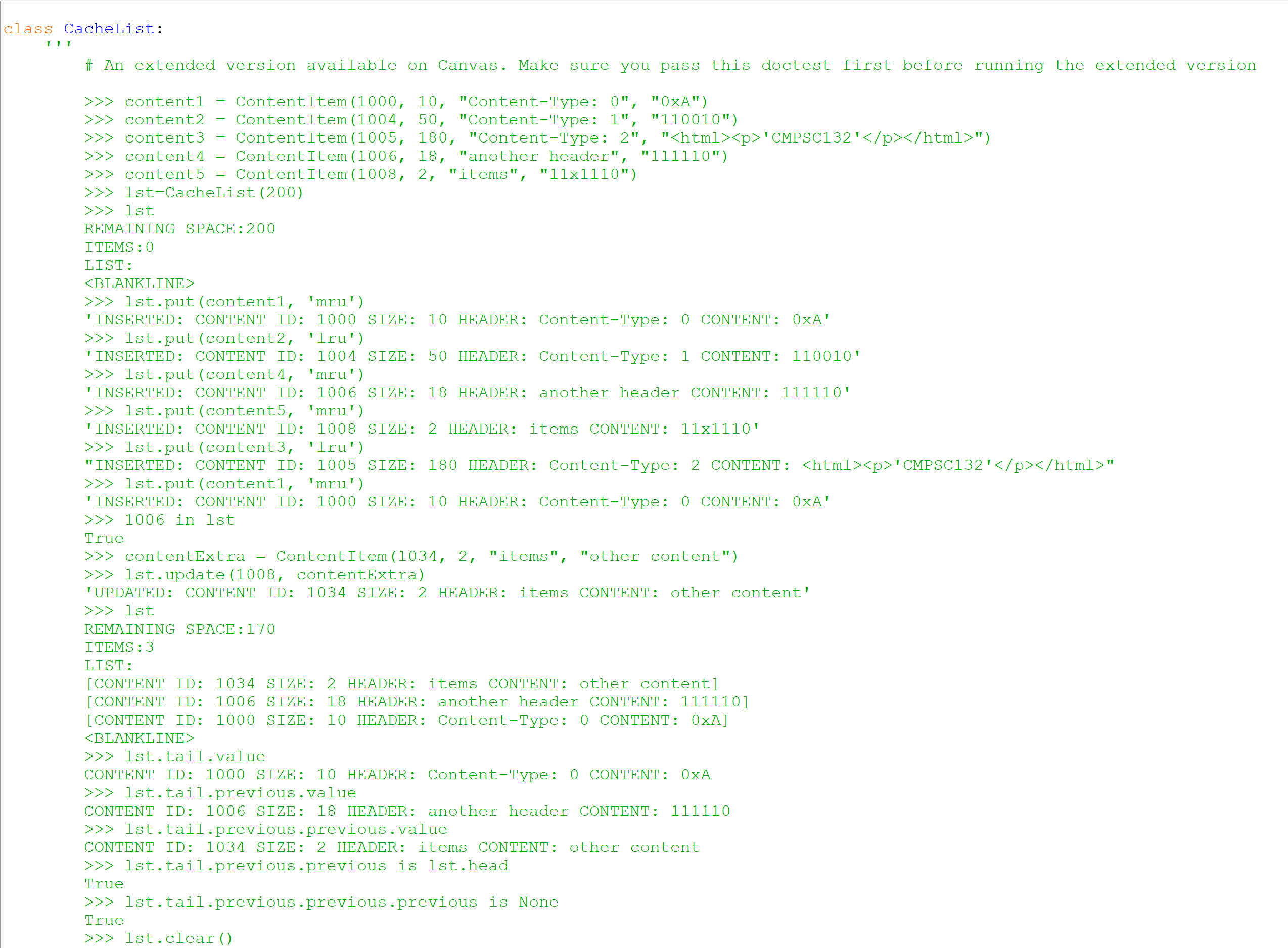 Section 1: What is a Cache? What are we making? A | Chegg.com