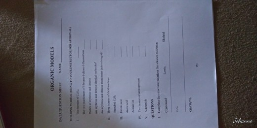 Solved ORGANIC MODELS NAME ORGANIC MODELS PREEAR DEMO: | Chegg.com