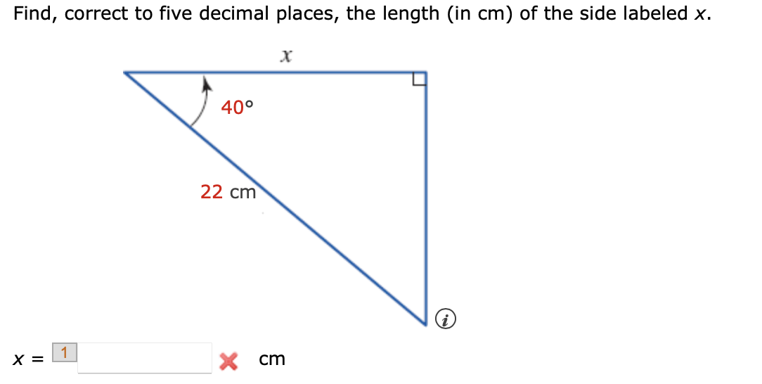 Solved Find, correct to five decimal places, the length (in | Chegg.com