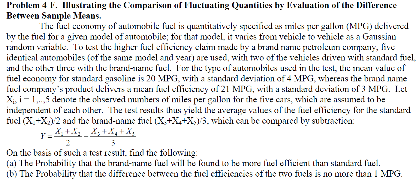 Solved Problem 4-F. Illustrating the Comparison of | Chegg.com