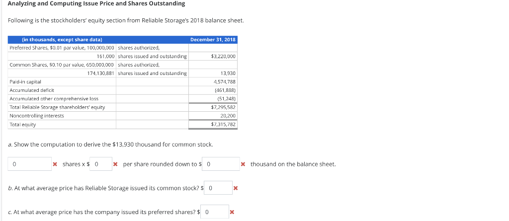 Solved Analyzing and Computing Issue Price and Shares | Chegg.com