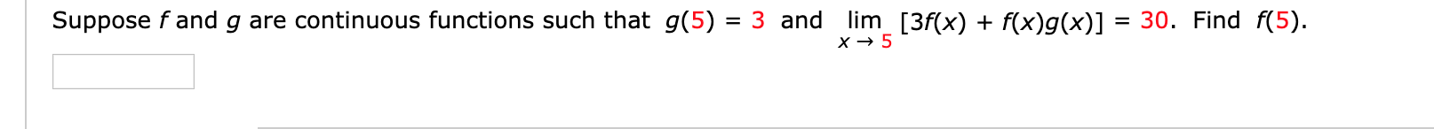 Solved Suppose f and g are continuous functions such that | Chegg.com