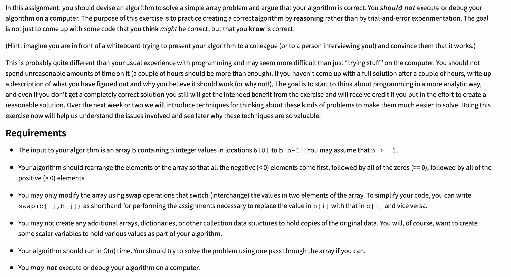 Solved In this assignment, you should devise an algorithm to | Chegg.com