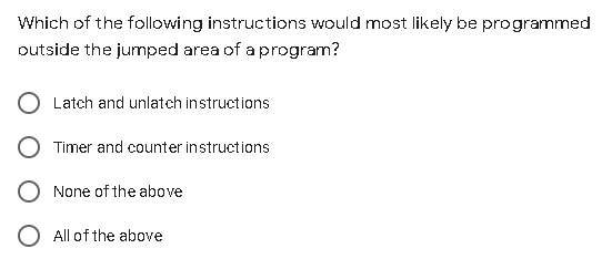 Solved For the ladder logic program shown, the preset value | Chegg.com