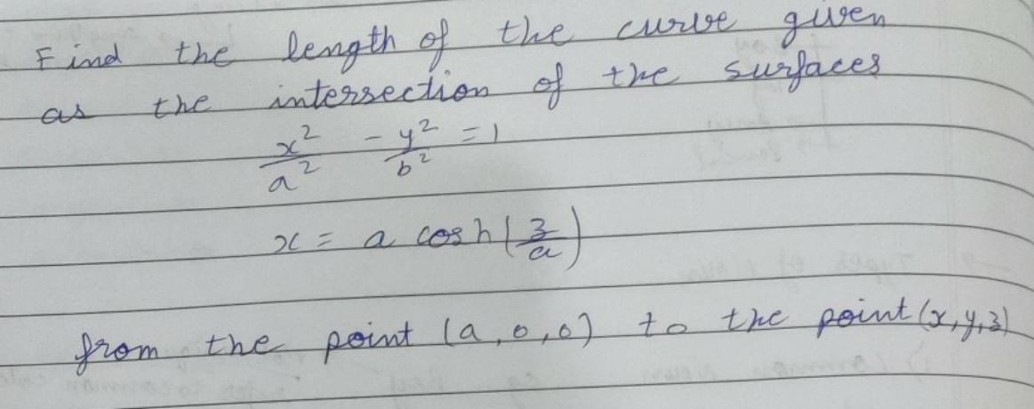 Solved Find the curve the length of the curve given | Chegg.com