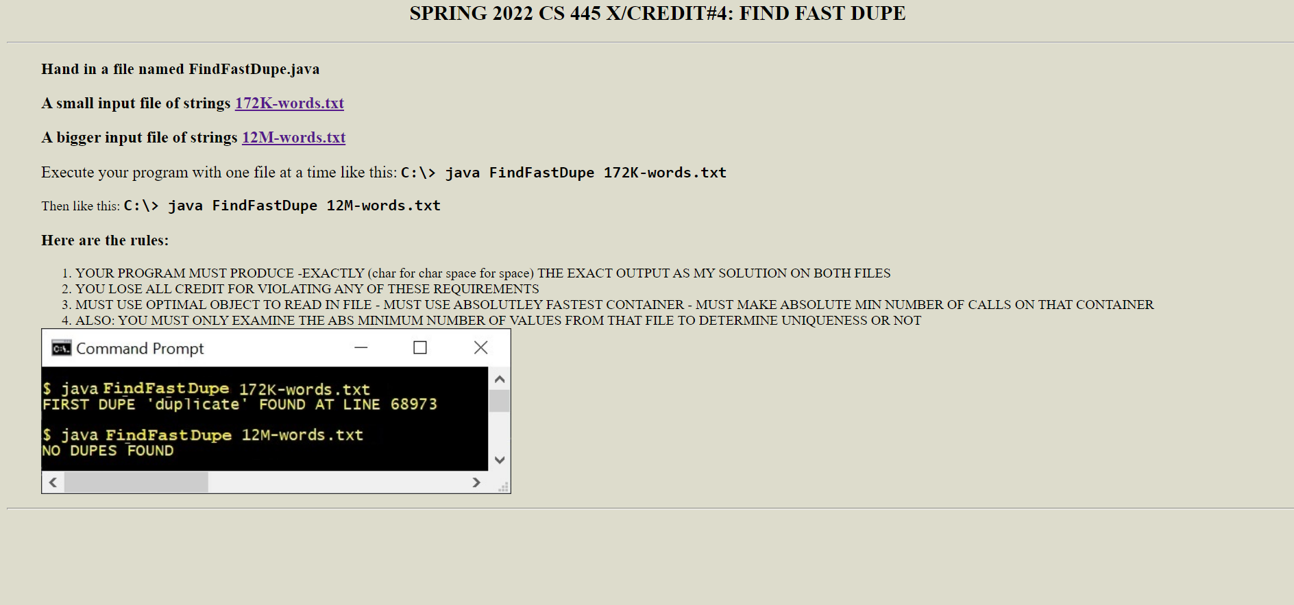 Solved // STARTER FILE FOR 445 X/CREDIT #4 // GIVEN CODE | Chegg.com