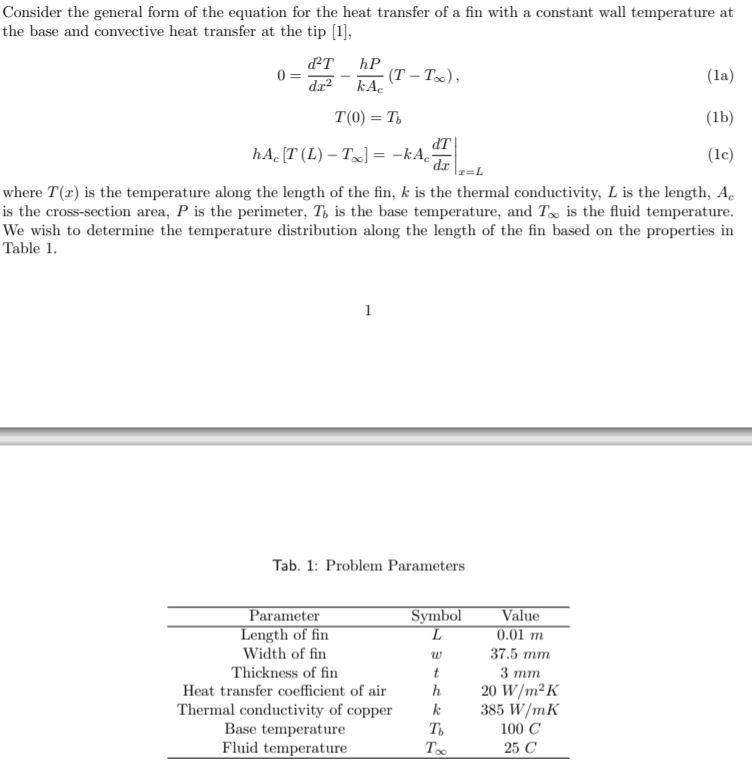 Solved Solve It With Second Order Finite Difference Also