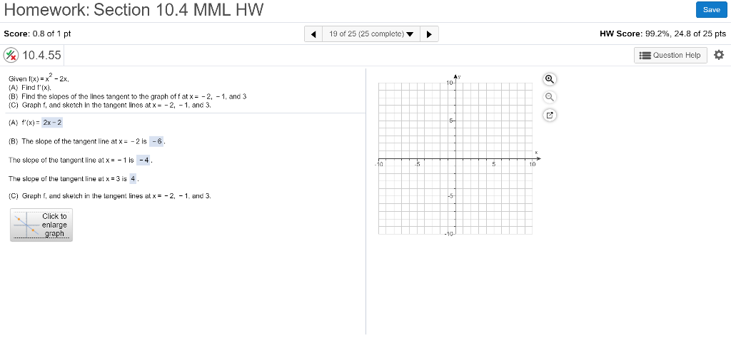 Solved Homework Section 10 4 Mml Hw Save Score 0 8 Of 1 Pt