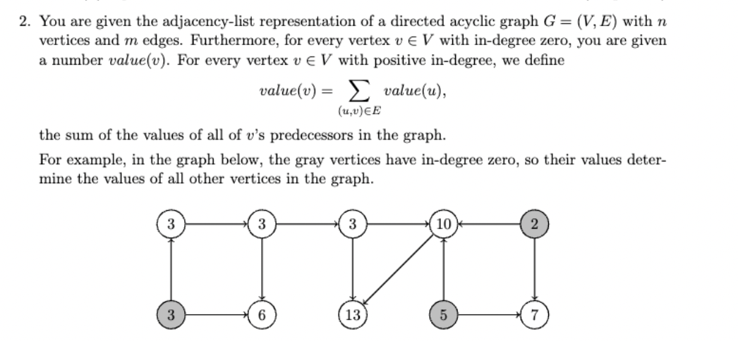 Solved You are given the adjacency-list representation of a | Chegg.com