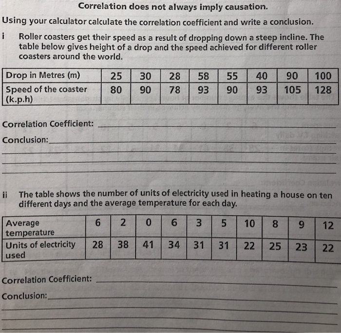Solved Correlation does not always imply causation. Using | Chegg.com