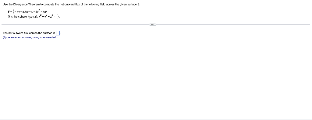 Solved Use the Divergence Theorem to compute the net outward | Chegg.com