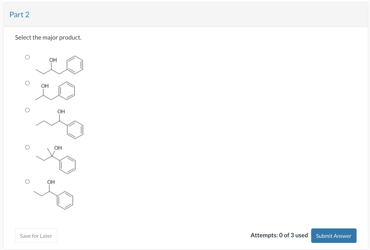 Solved There are two possible Grignard reactions that lead | Chegg.com
