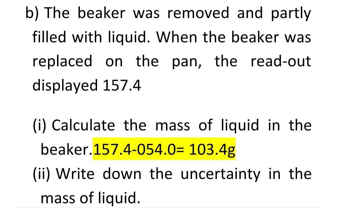 Solved 2 Fig. U.8 shows a top-pan balance with an empty | Chegg.com