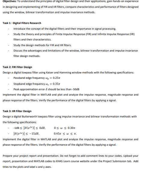 Solved Objectives: To understand the principles of digital | Chegg.com