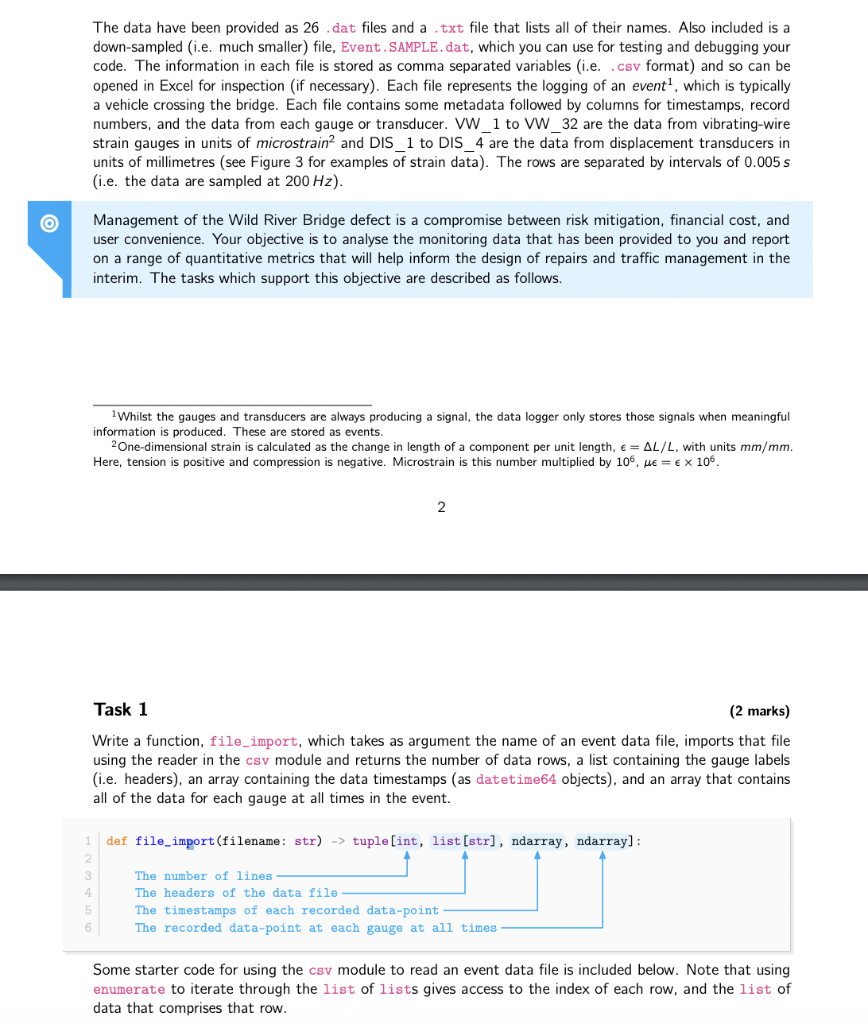 Solved Hi, this is a coding task I have where I am given | Chegg.com