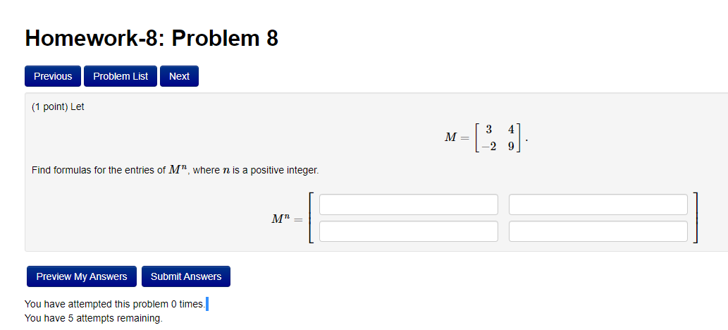 Solved Homework-8: Problem 8 Previous Problem List Next (1 | Chegg.com