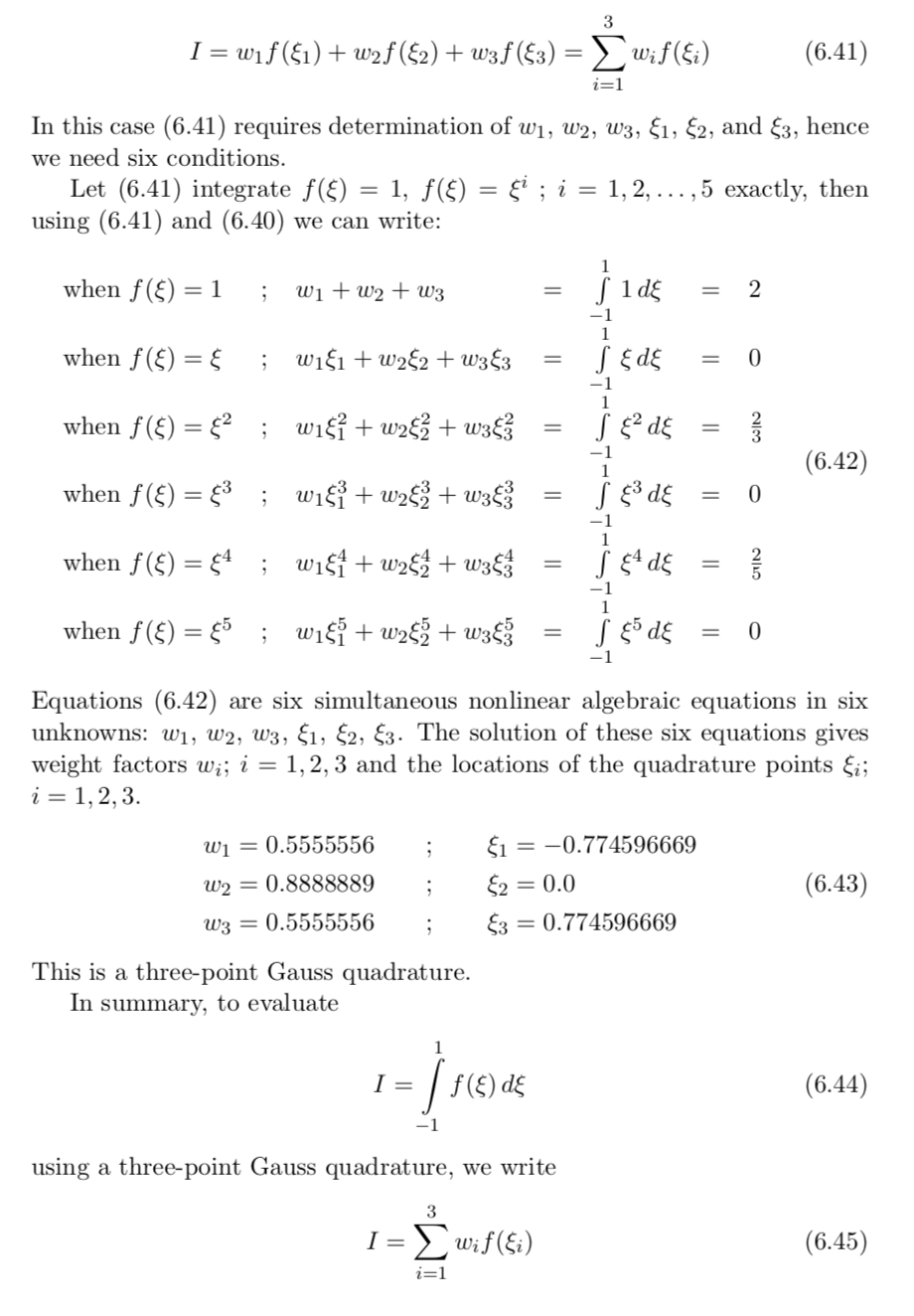 MATLAB help - Gaussian Quadrature in 2D with | Chegg.com