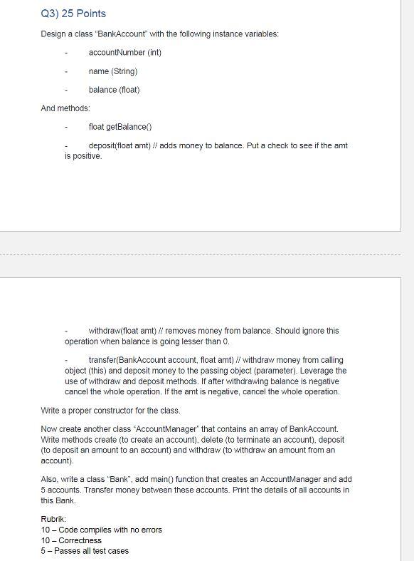 Solved Write a program that creates a class "Student" and | Chegg.com