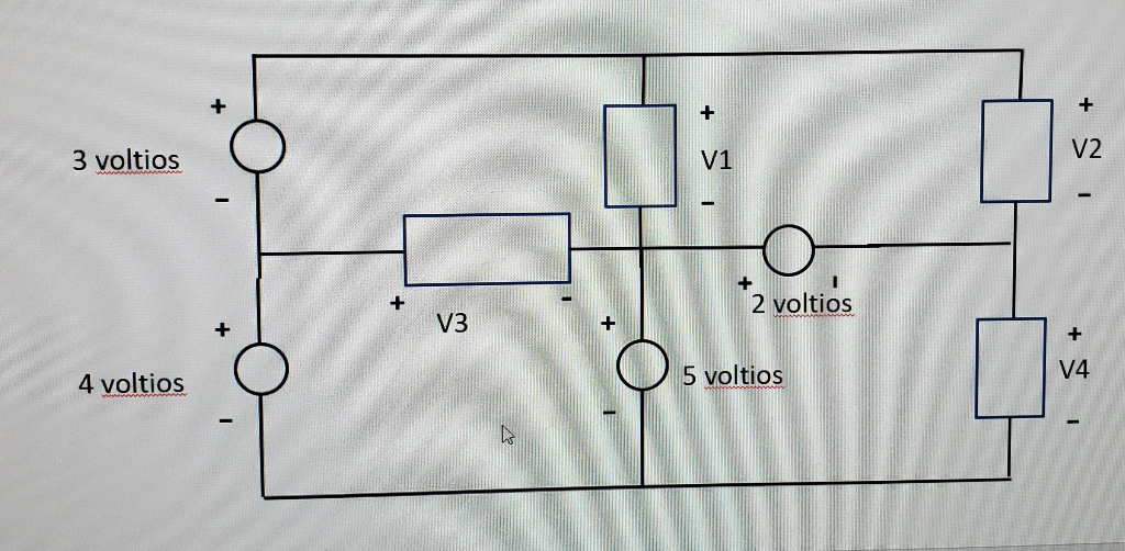 Solved for the indicated circuit find the voltages V1, V2, | Chegg.com