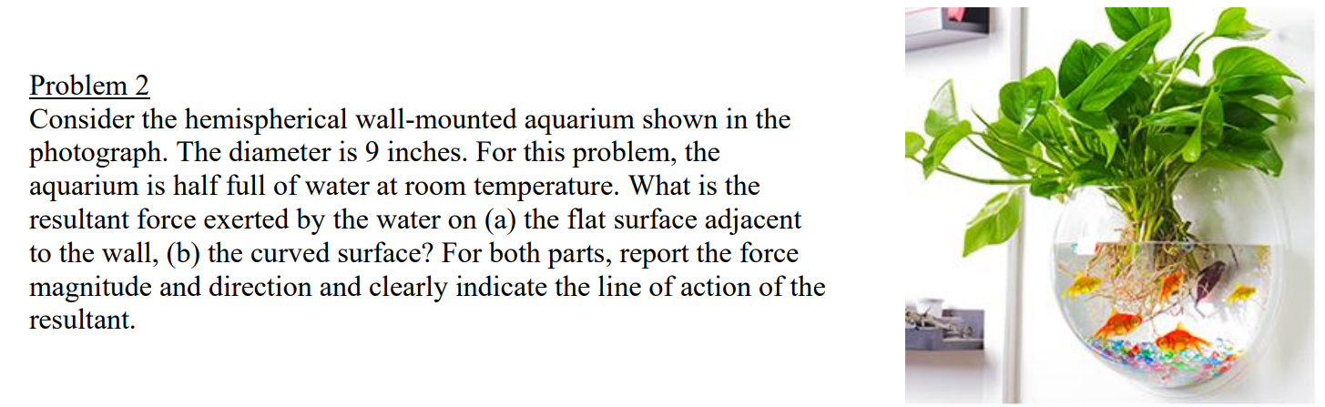 Solved Problem 2 Consider the hemispherical wall-mounted | Chegg.com