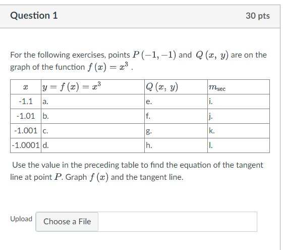 Solved Question 1 For the following exercises, points P(-1, | Chegg.com