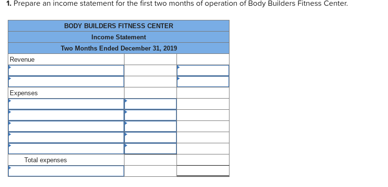 Solved Richard Harris opened a gym and fitness studio called | Chegg.com