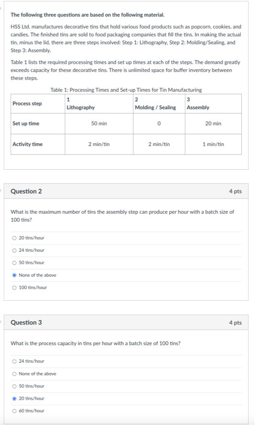 Solved The following three questions are based on the | Chegg.com
