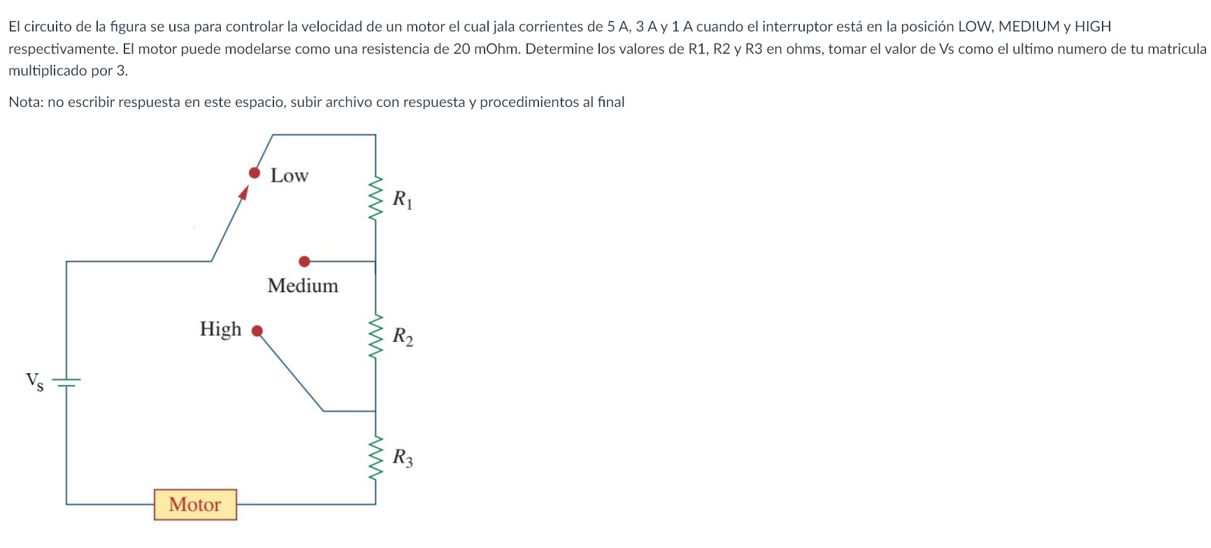 Solved El circuito de la figura se usa para controlar la | Chegg.com