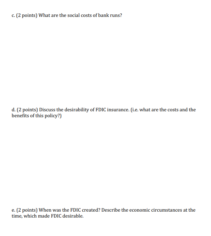 Solved 9. ( 10 points) a. ( 2 points) What is FDIC | Chegg.com Solved 9. ( 10 points) a. ( 2 points) What is FDIC | Chegg.com
