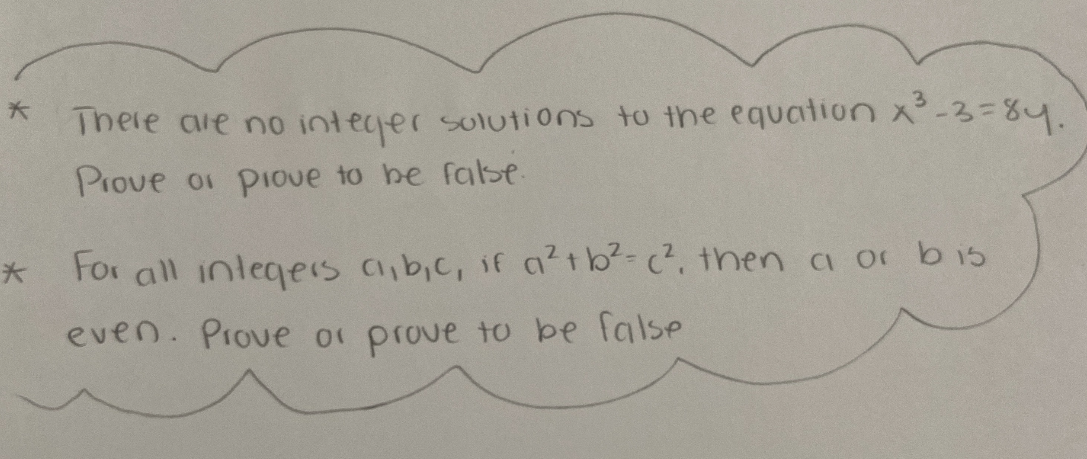Solved There are no integer solutions to the equation | Chegg.com