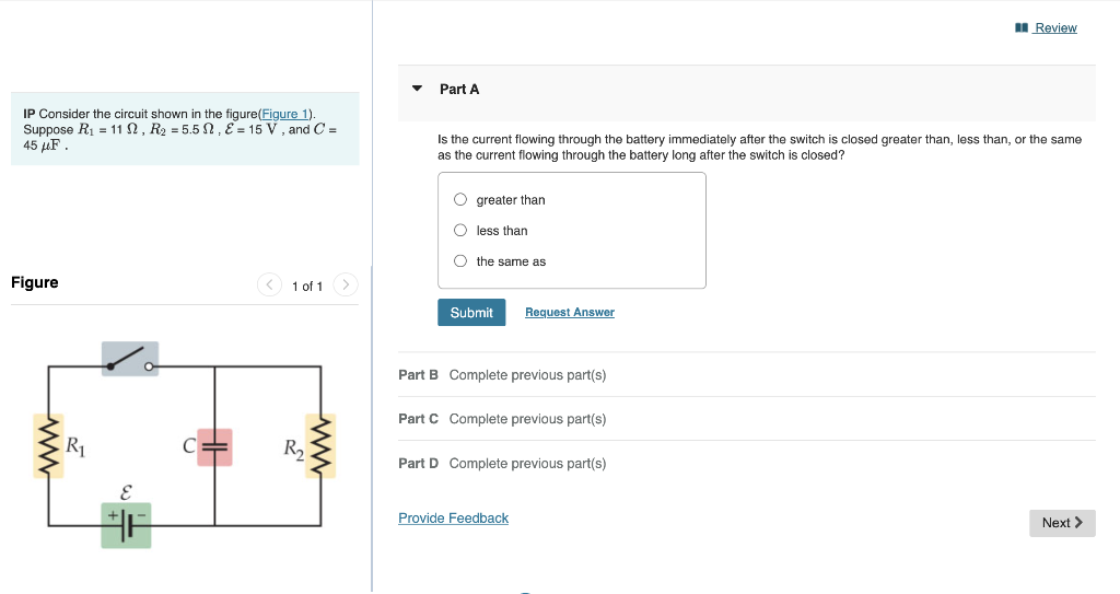 Solved IP Consider the circuit shown in the figure(Figure | Chegg.com