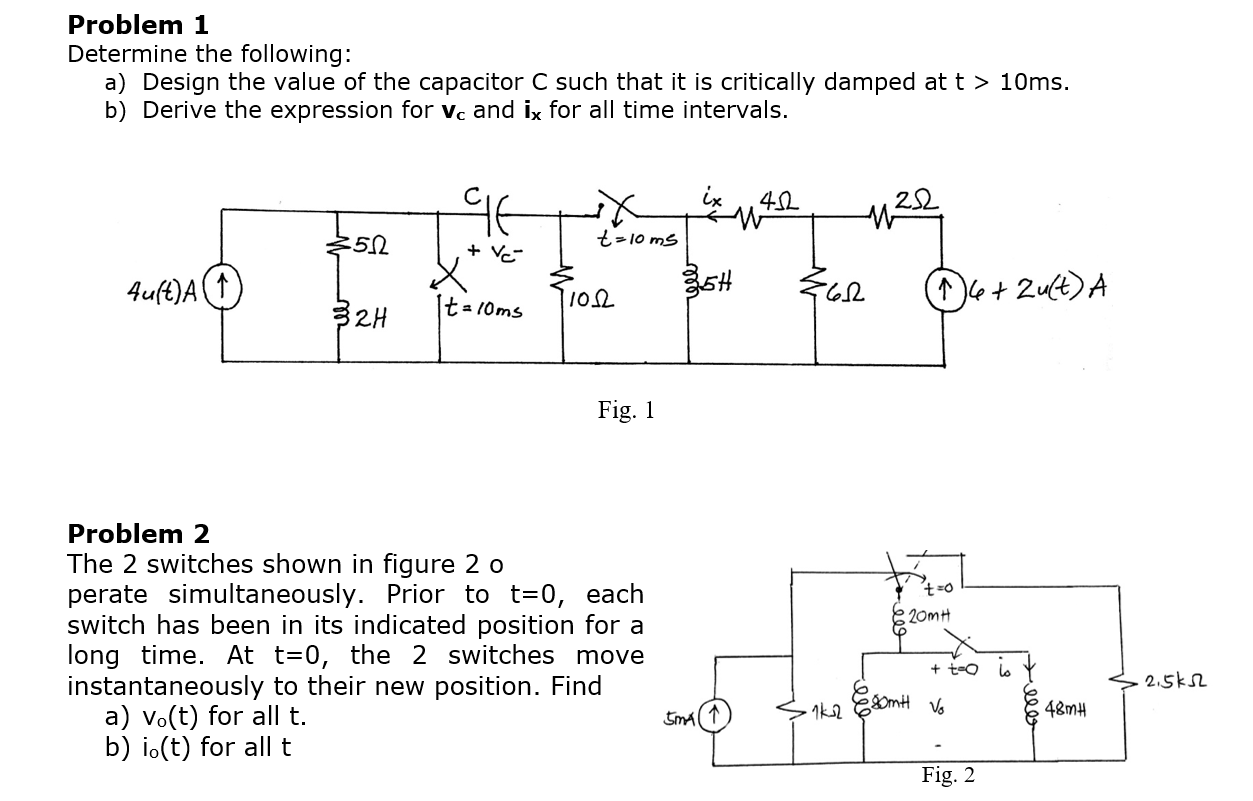 Solved Problem 1 Determine the following: a) Design the | Chegg.com
