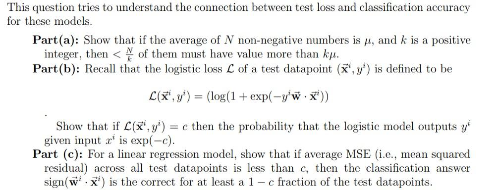 Solved This question tries to understand the connection | Chegg.com